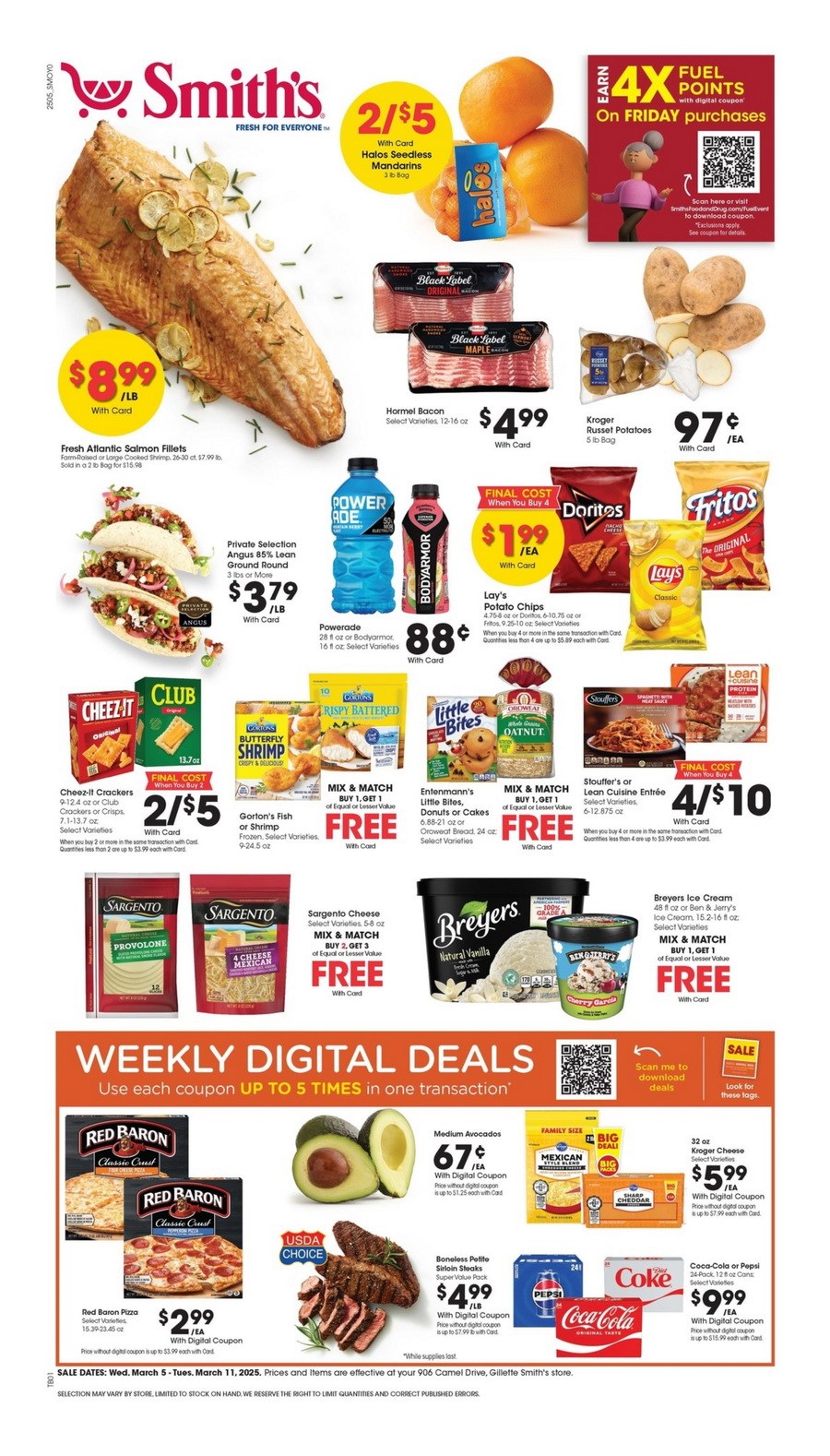 Smith's Food and Drug Weekly Ad Mar 05 – Mar 11, 2025 (Easter Day ...