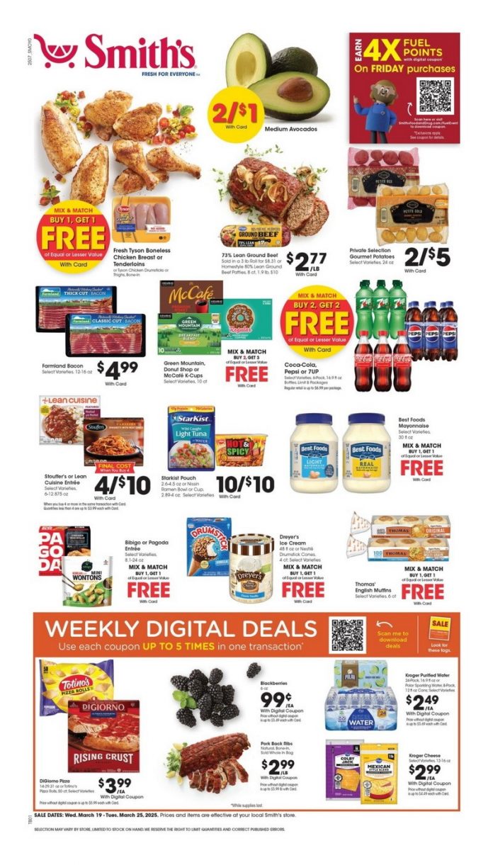 Smith's Food and Drug Weekly Ad Mar 19 – Mar 25, 2025 (Easter Day ...