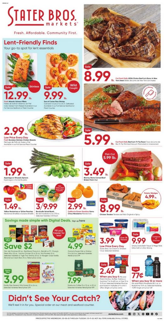 Stater Bros Weekly Ad Mar 05 – Mar 11, 2025