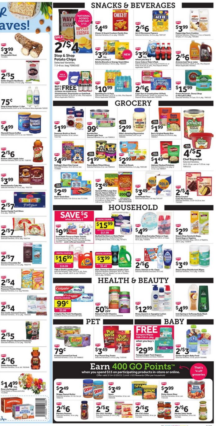 Stop & Shop Weekly Ad Mar 14 – Mar 20, 2025 (St. Patrick's Day ...