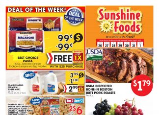 Sunshine Foods Weekly Ad