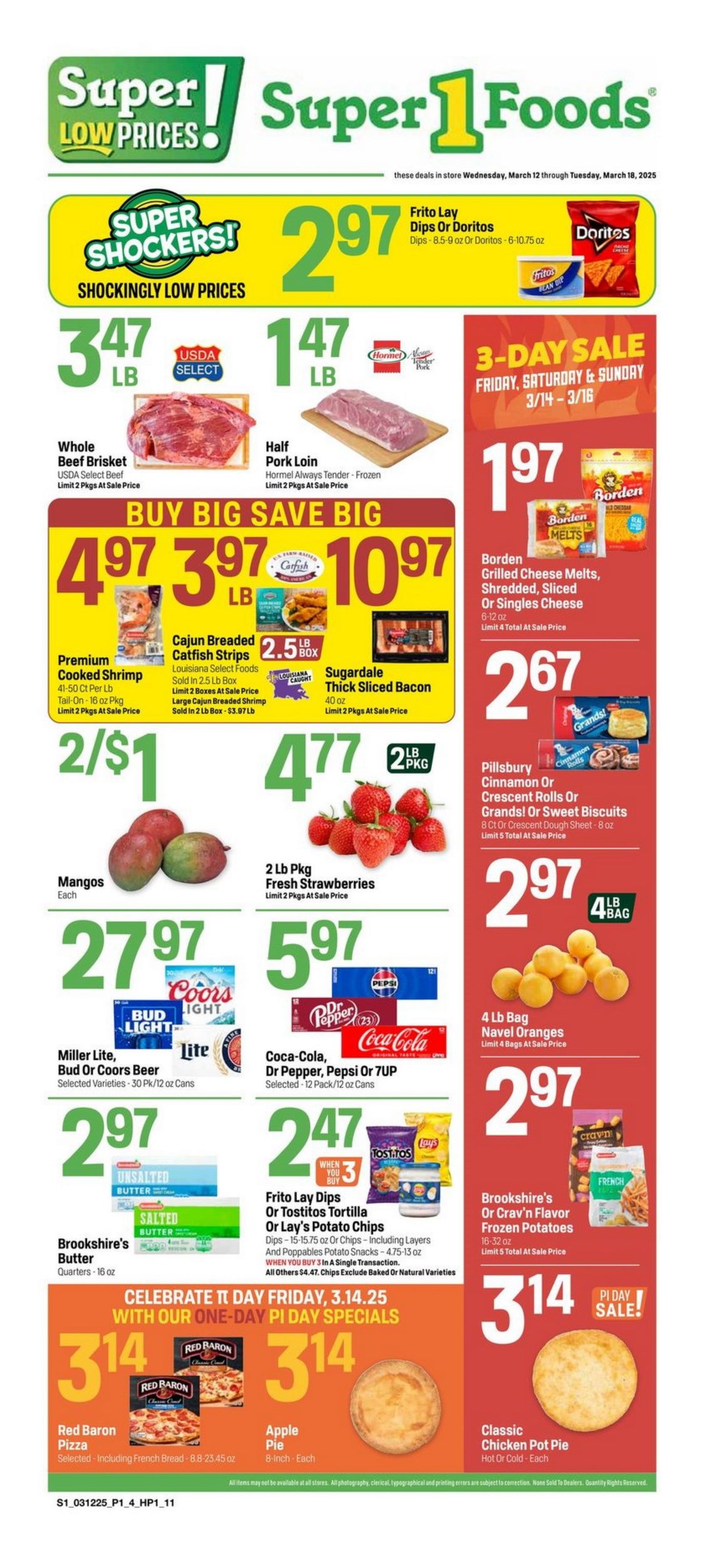 Super 1 Foods Weekly Ad Mar 12 – Mar 18, 2025