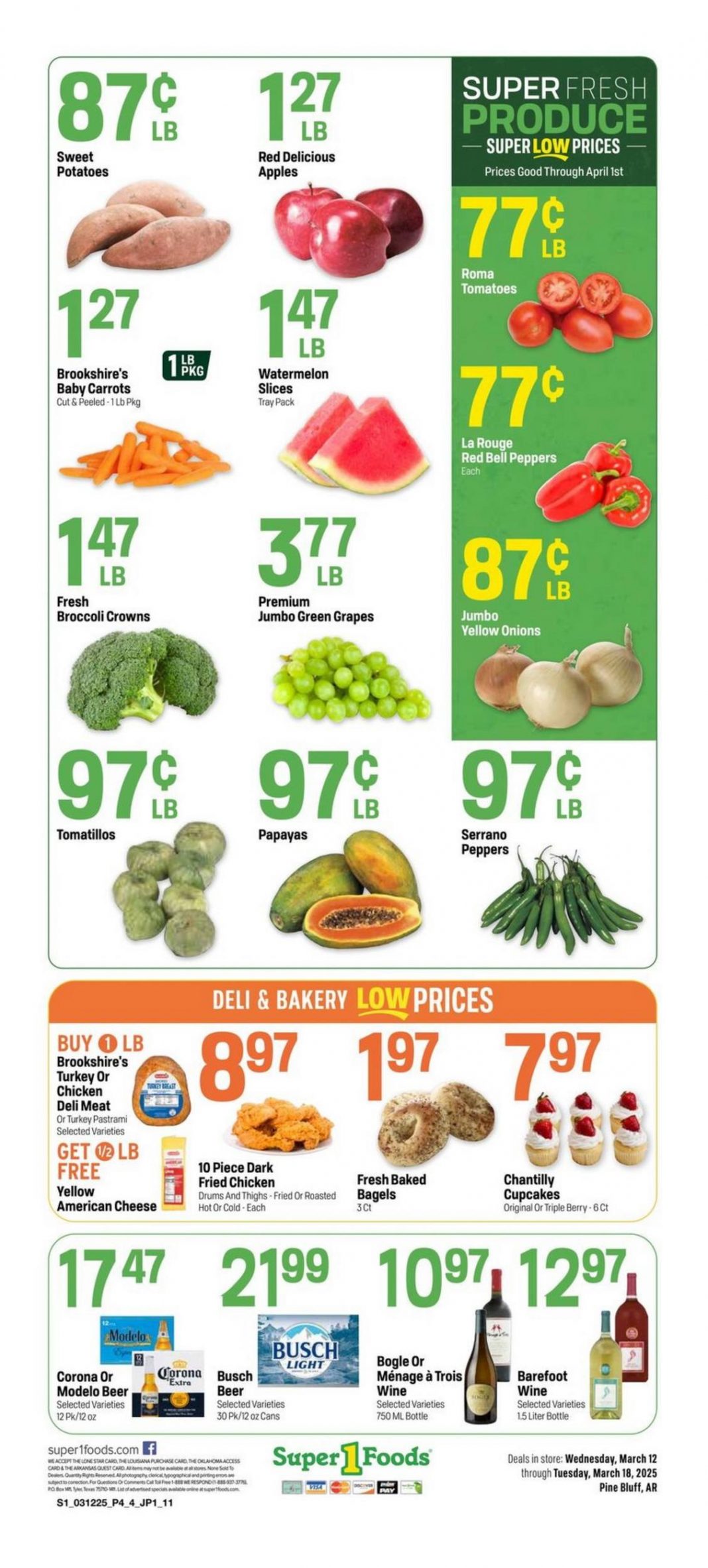 Super 1 Foods Weekly Ad Mar 12 – Mar 18, 2025