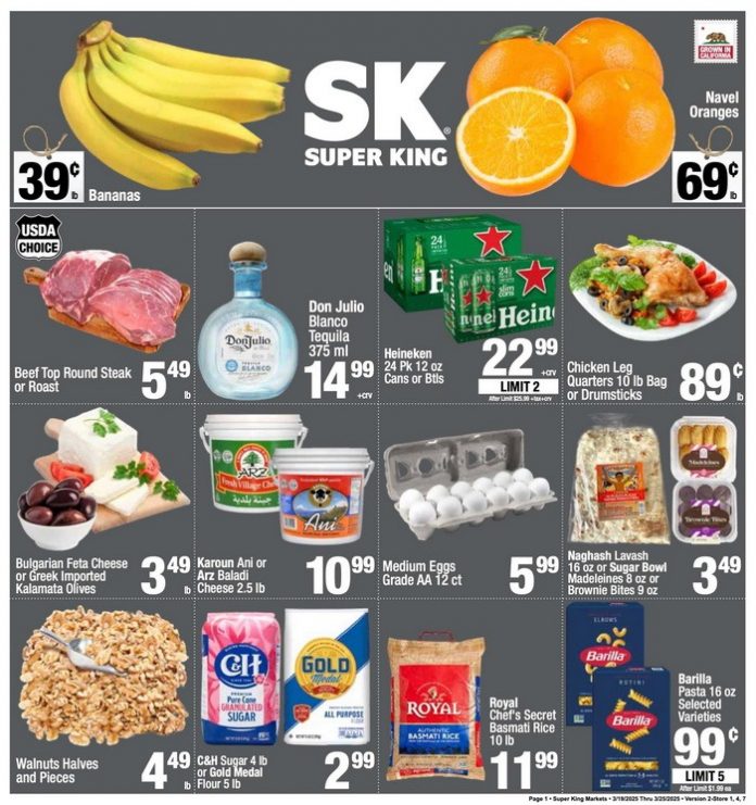 Super King Weekly Ad Mar 19 – Mar 25, 2025