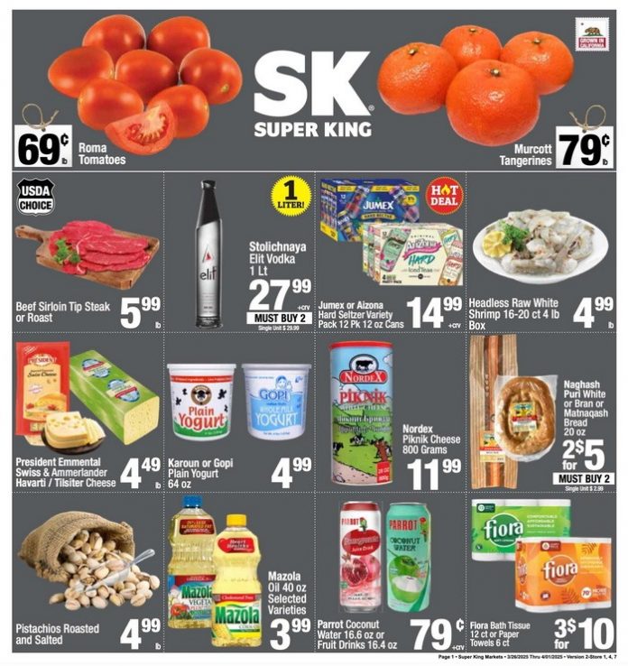 Super King Weekly Ad Mar 26 – Apr 01, 2025