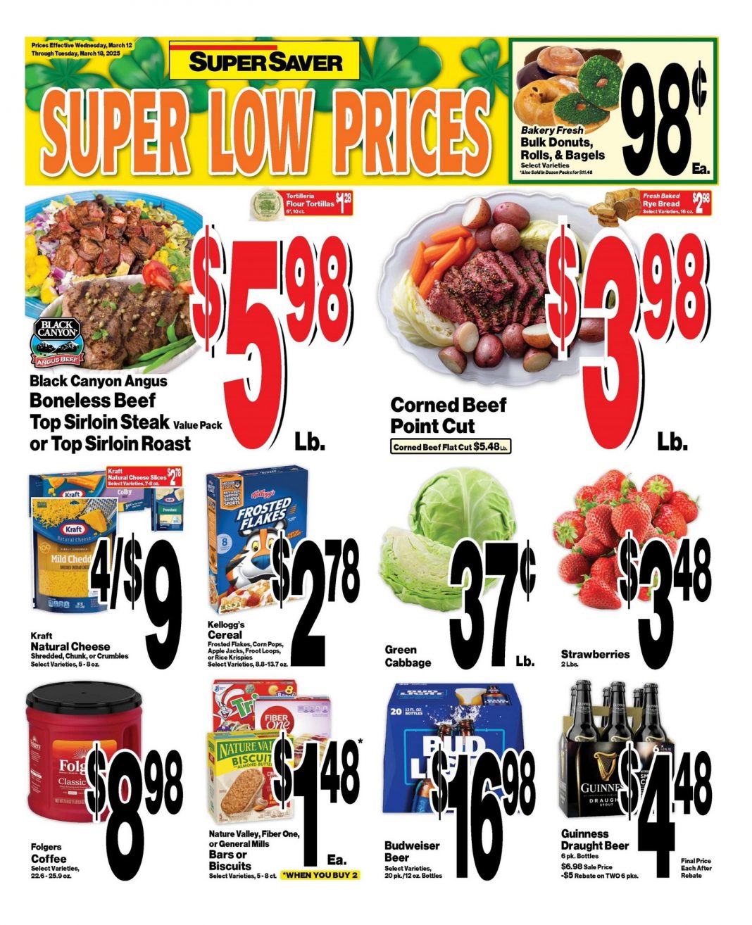 Super Saver Weekly Ad Mar 12 – Mar 18, 2025