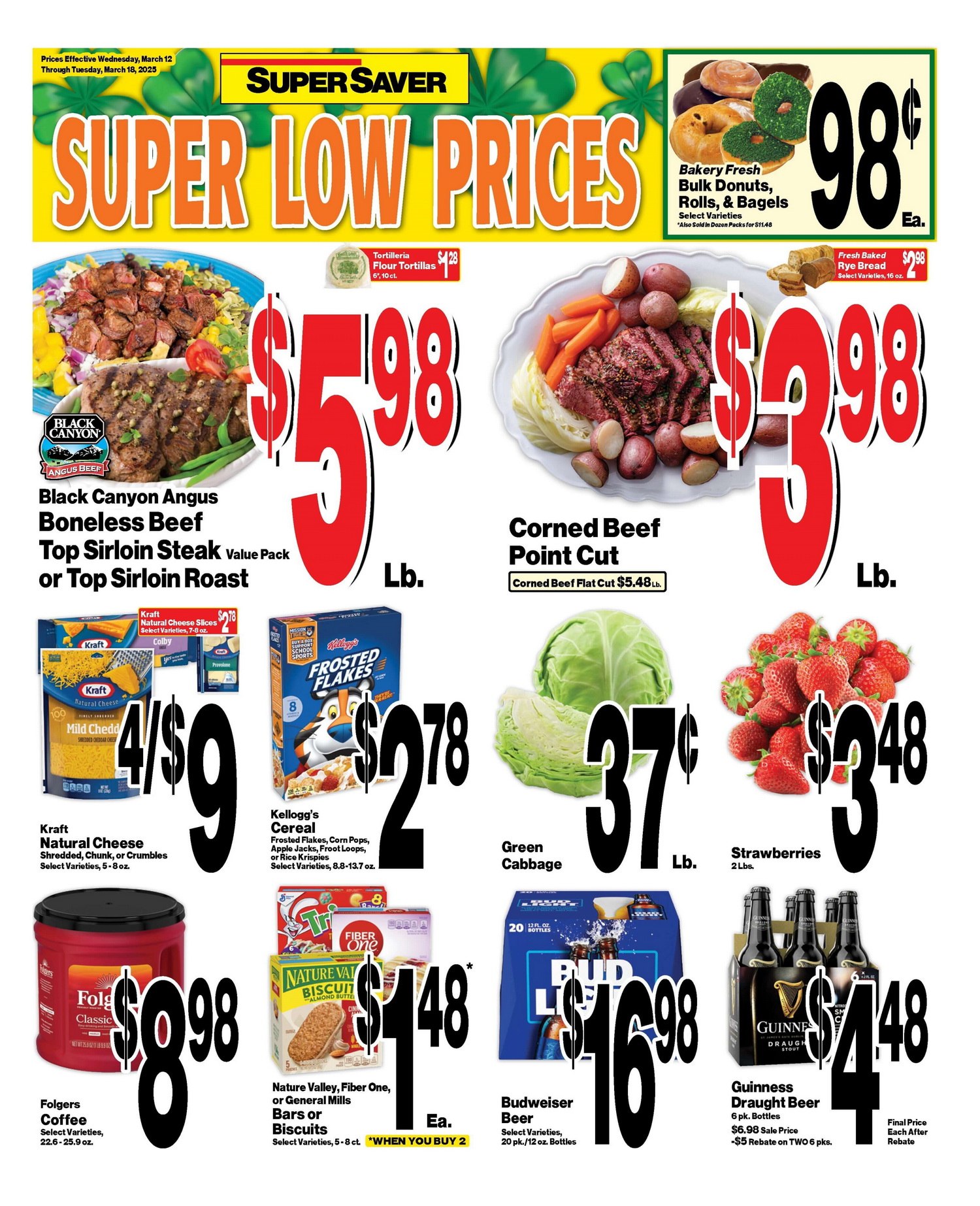 Super Saver Weekly Ad Mar 12 – Mar 18, 2025