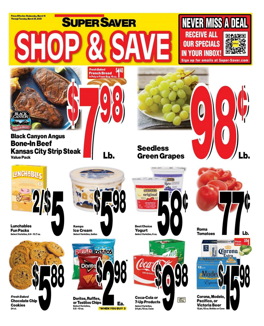 Super Saver Weekly Ad Mar 19 – Mar 25, 2025