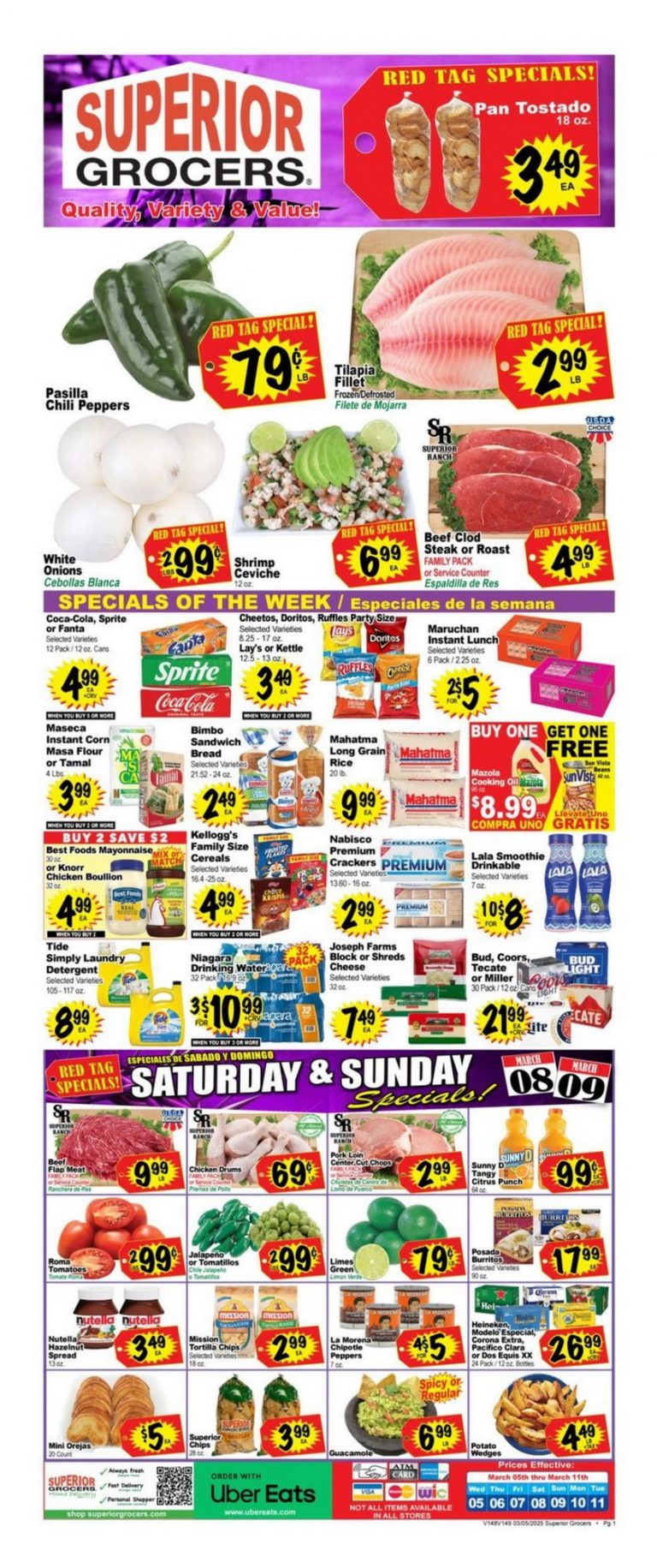 Superior Grocers Weekly Ad Mar 05 – Mar 11, 2025
