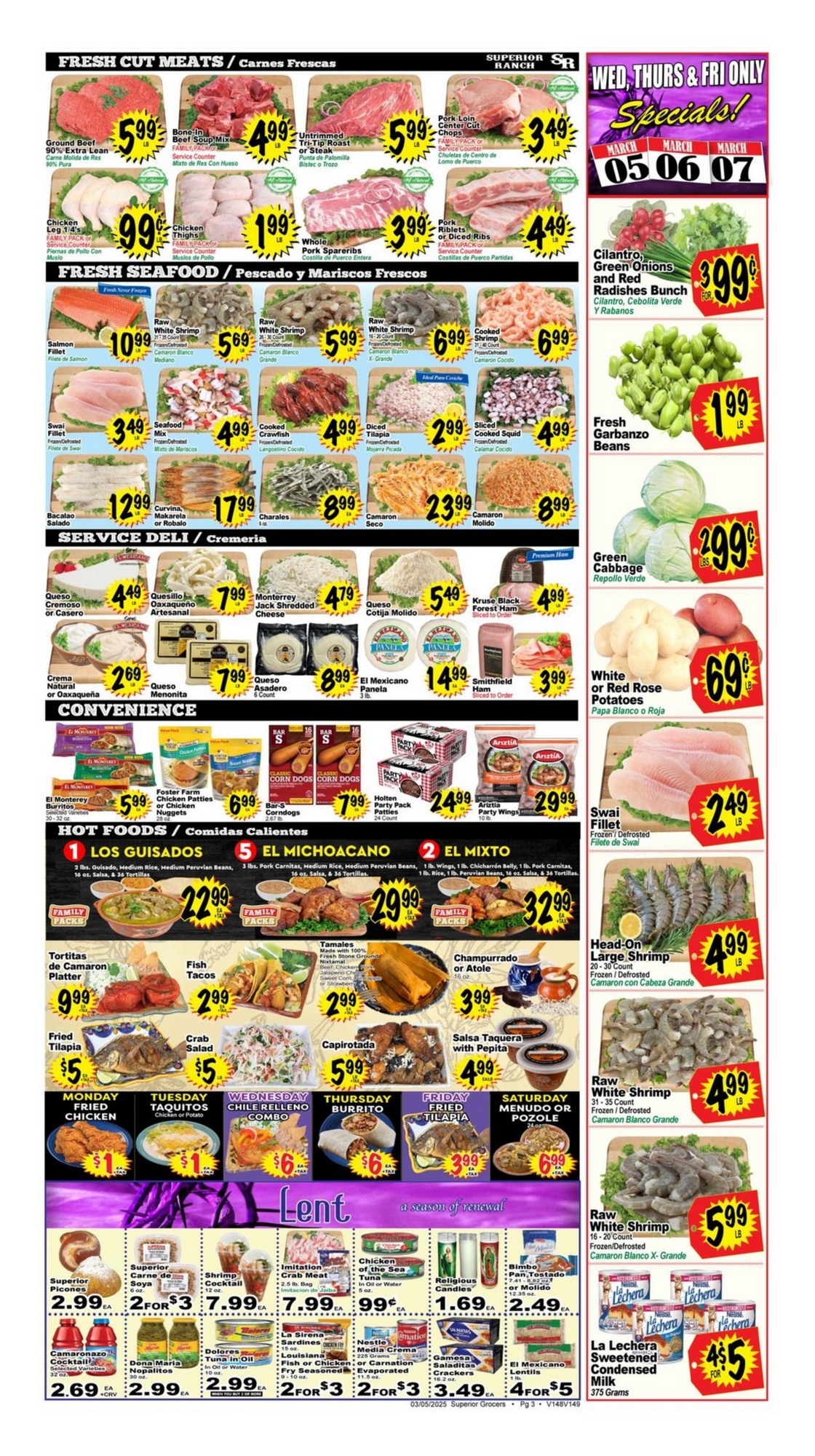Superior Grocers Weekly Ad Mar 05 – Mar 11, 2025