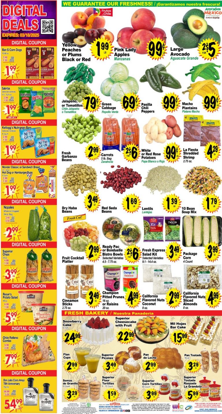 Superior Grocers Weekly Ad Mar 12 – Mar 18, 2025