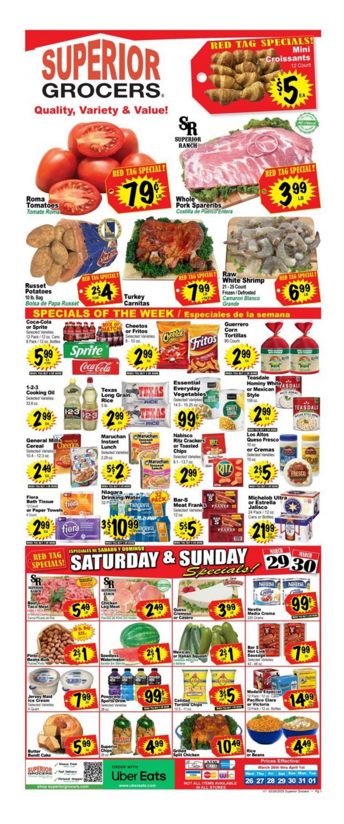 Superior Grocers Weekly Ad Mar 26 – Apr 01, 2025
