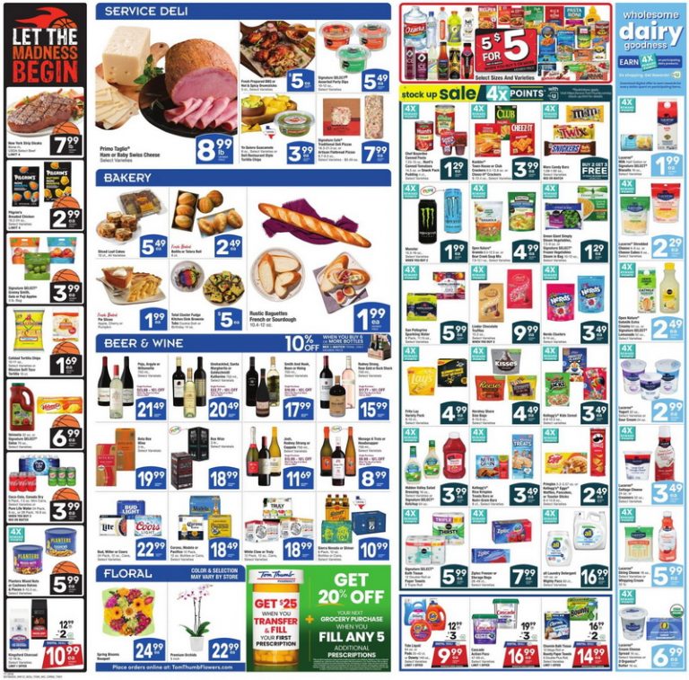 Tom Thumb Weekly Ad Mar 19 – Mar 25, 2025