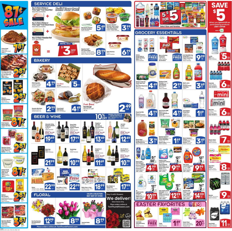 Tom Thumb Weekly Ad Mar 26 – Apr 01, 2025