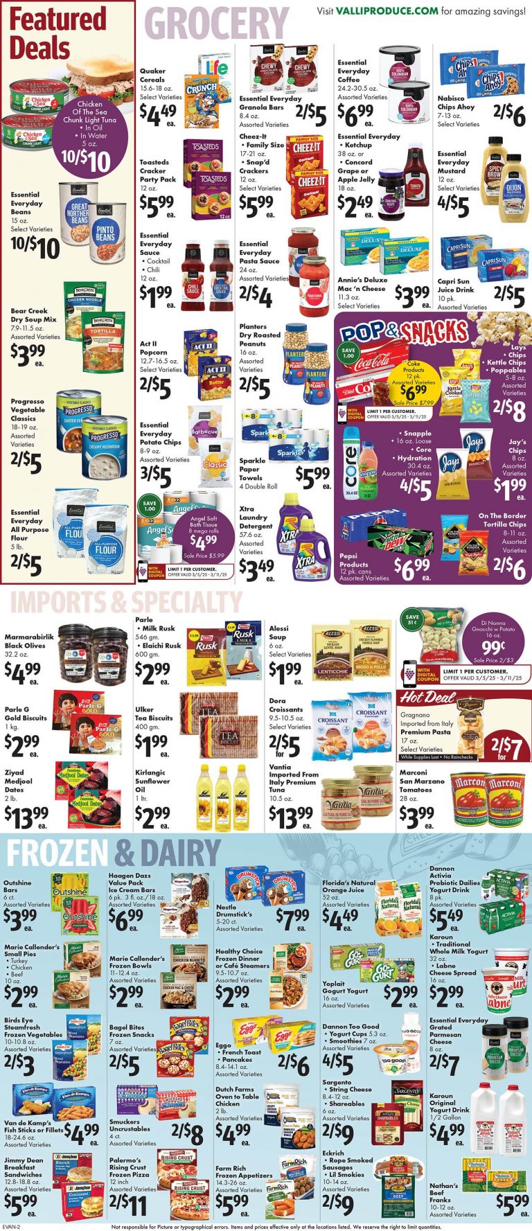 Valli Produce Weekly Ad Mar 05 – Mar 11, 2025