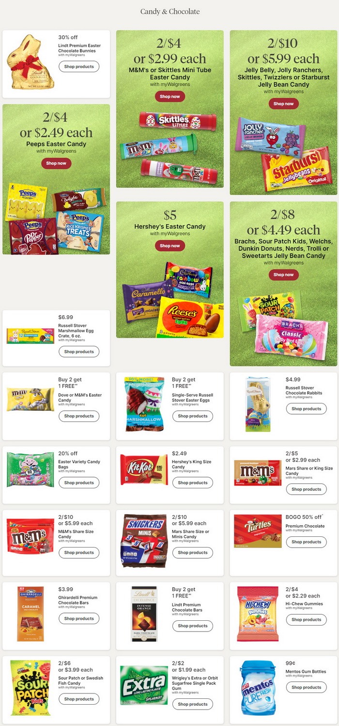 Walgreens Weekly Ad Mar 23 – Mar 29, 2025 (Easter Promotion Included)