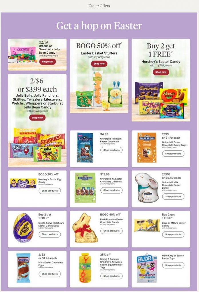 Walgreens Weekly Ad Mar 30 – Apr 05, 2025 (Easter Promotion Included)