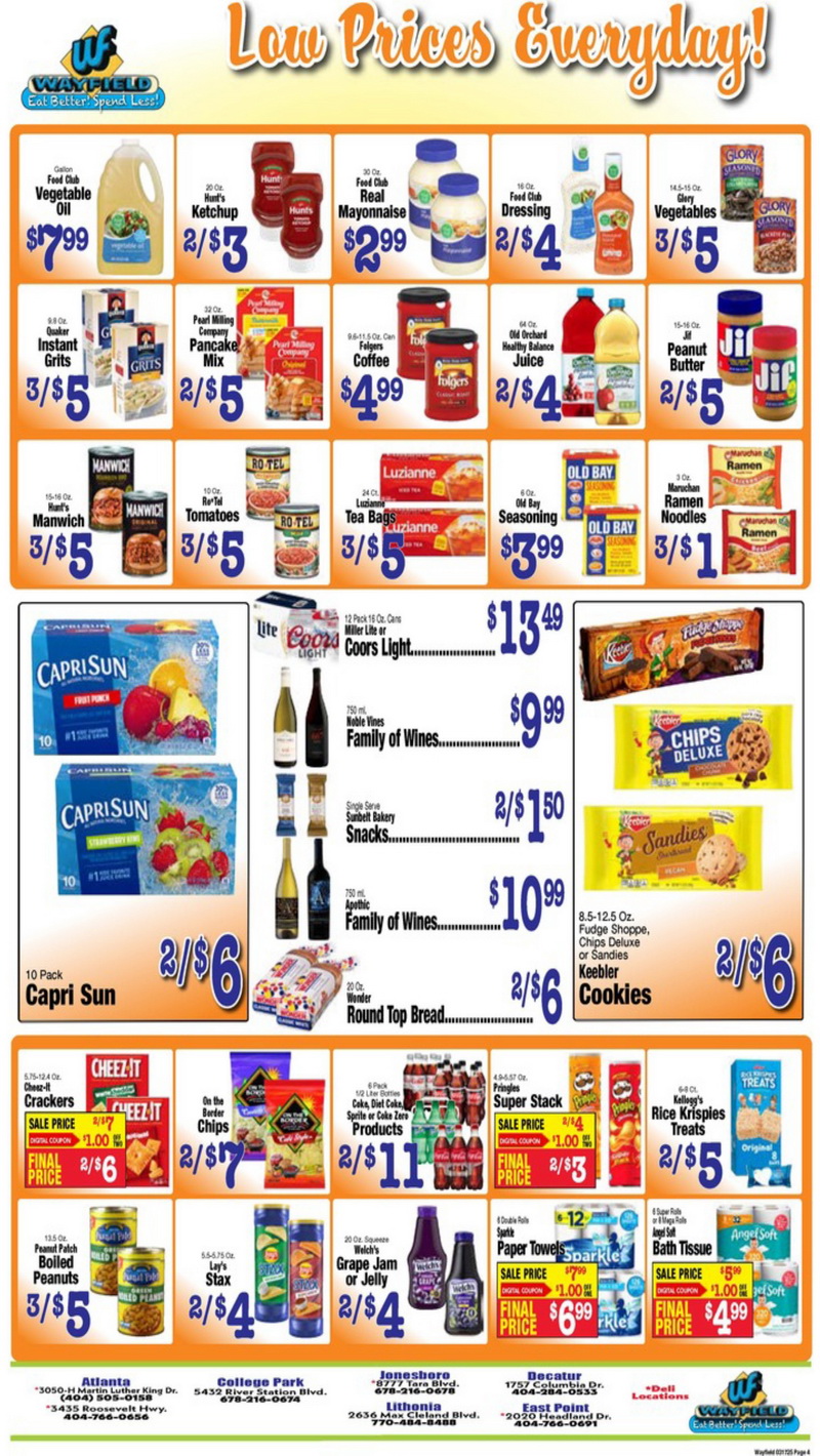 Wayfield Foods Weekly Ad Mar 17 – Mar 23, 2025 (St. Patrick's Day ...