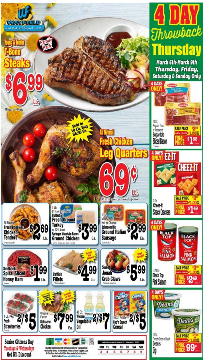 Wayfield Foods Weekly Ad Mar 03 – Mar 09, 2025