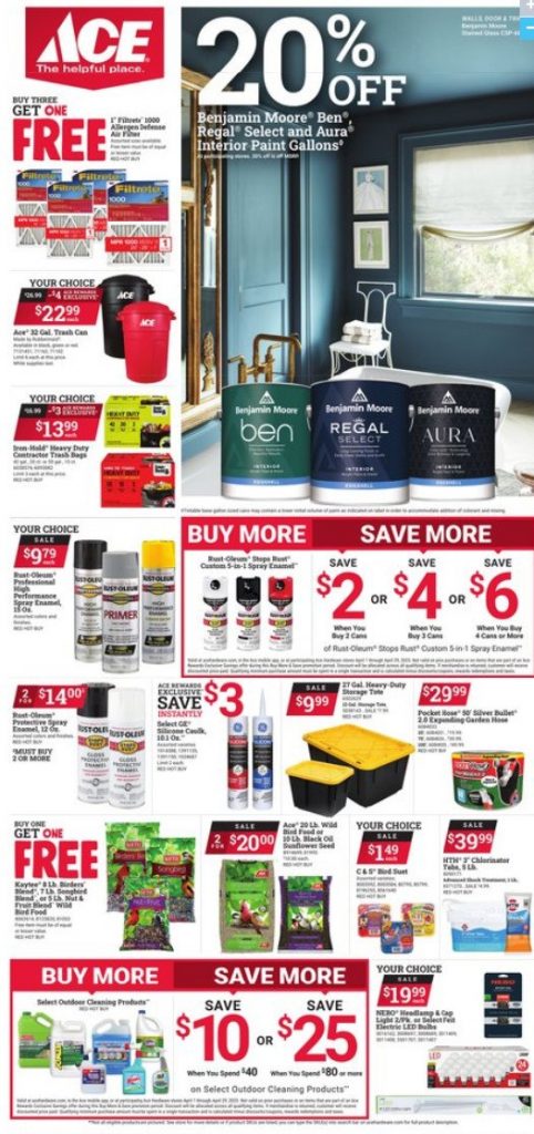 ACE Hardware Spring Event Ad Apr 16 – Apr 29, 2025