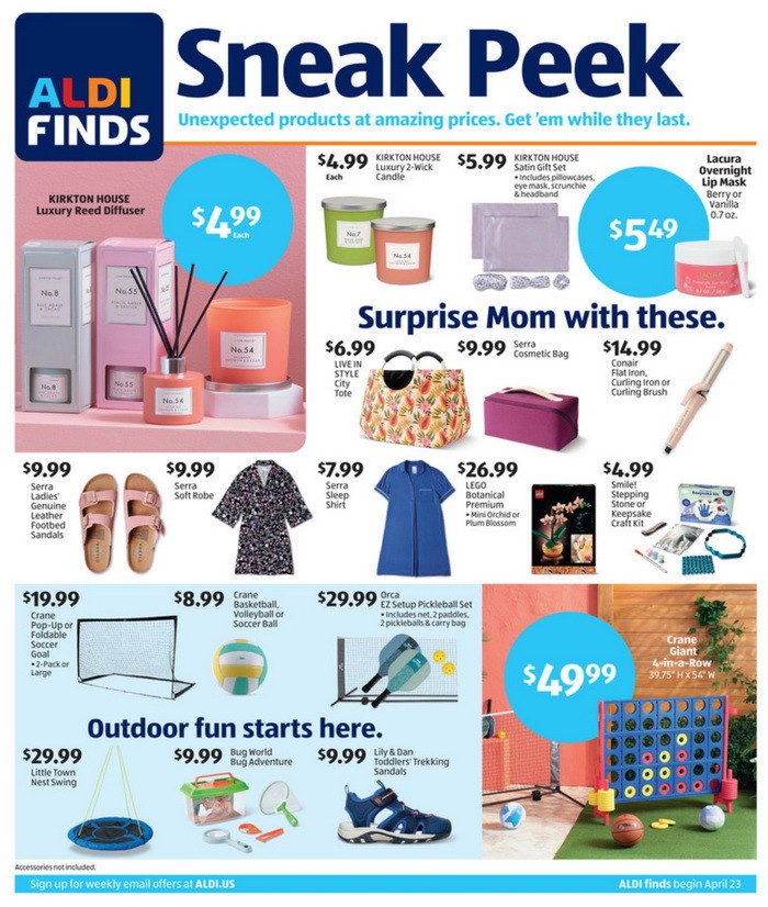ALDI In-Store Ad Sneak Peek Apr 23 – Apr 29, 2025