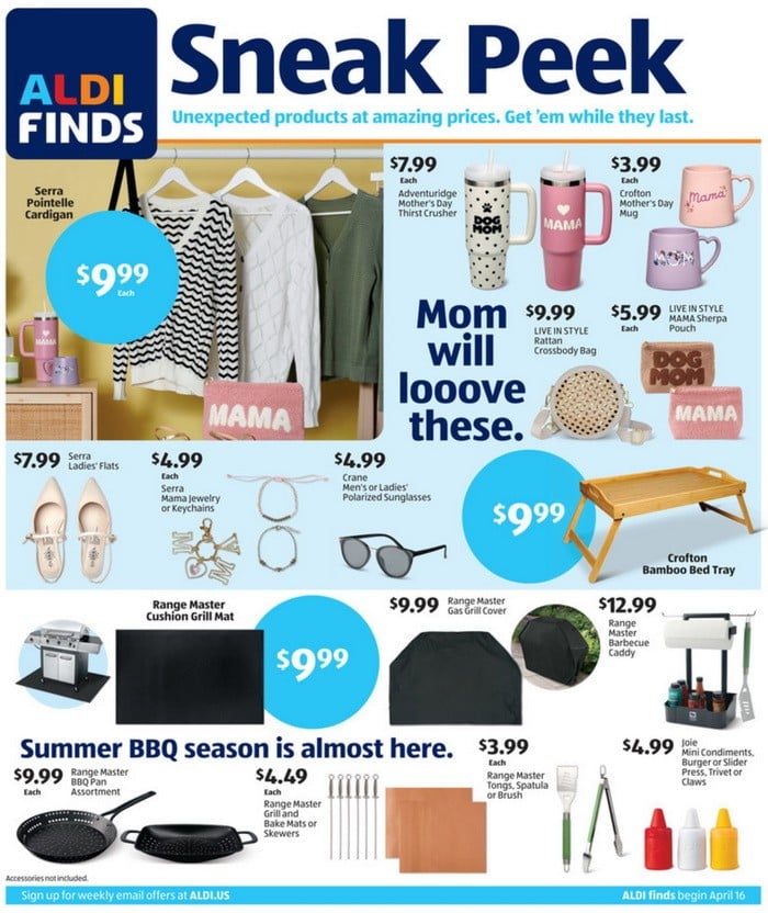 ALDI In-Store Ad Sneak Peek Apr 16 – Apr 22, 2025