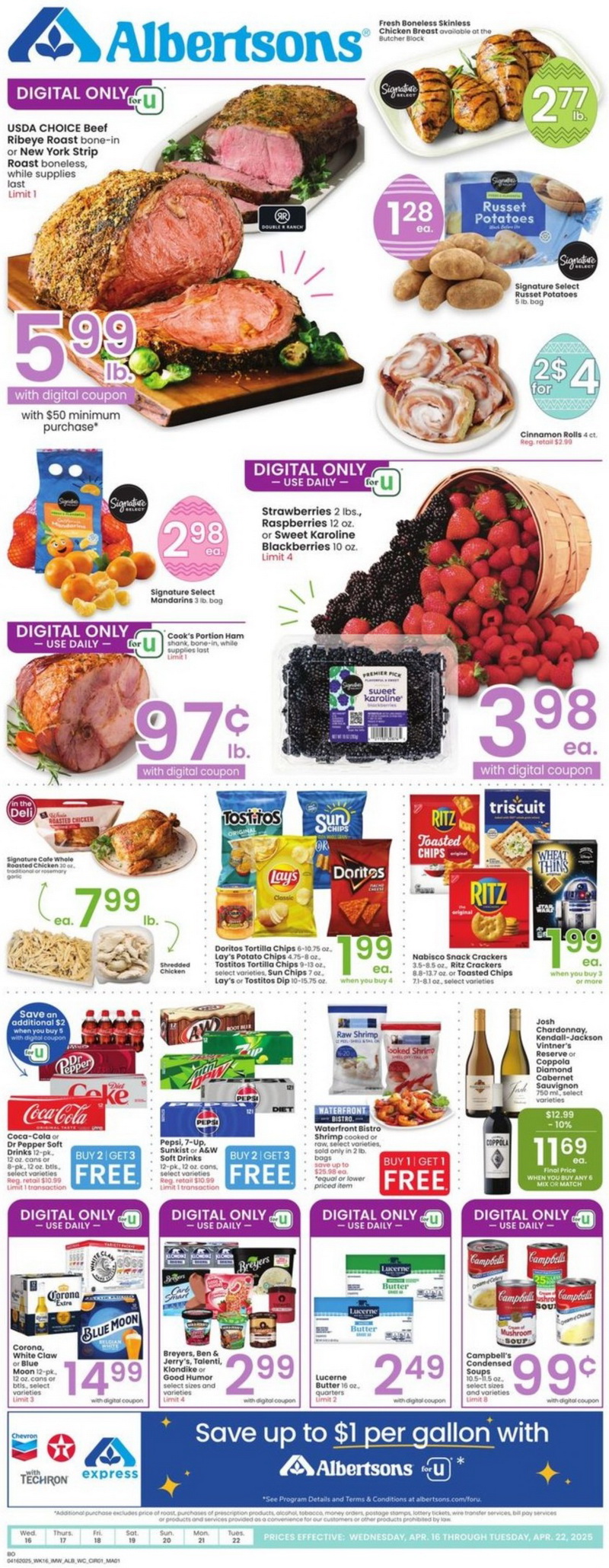 Albertsons Weekly Ad Apr 16 – Apr 22, 2025 (Easter Promotion Included)