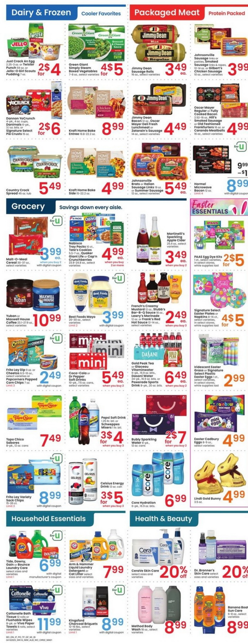 Albertsons Weekly Ad Apr 16 – Apr 22, 2025 (Easter Promotion Included)