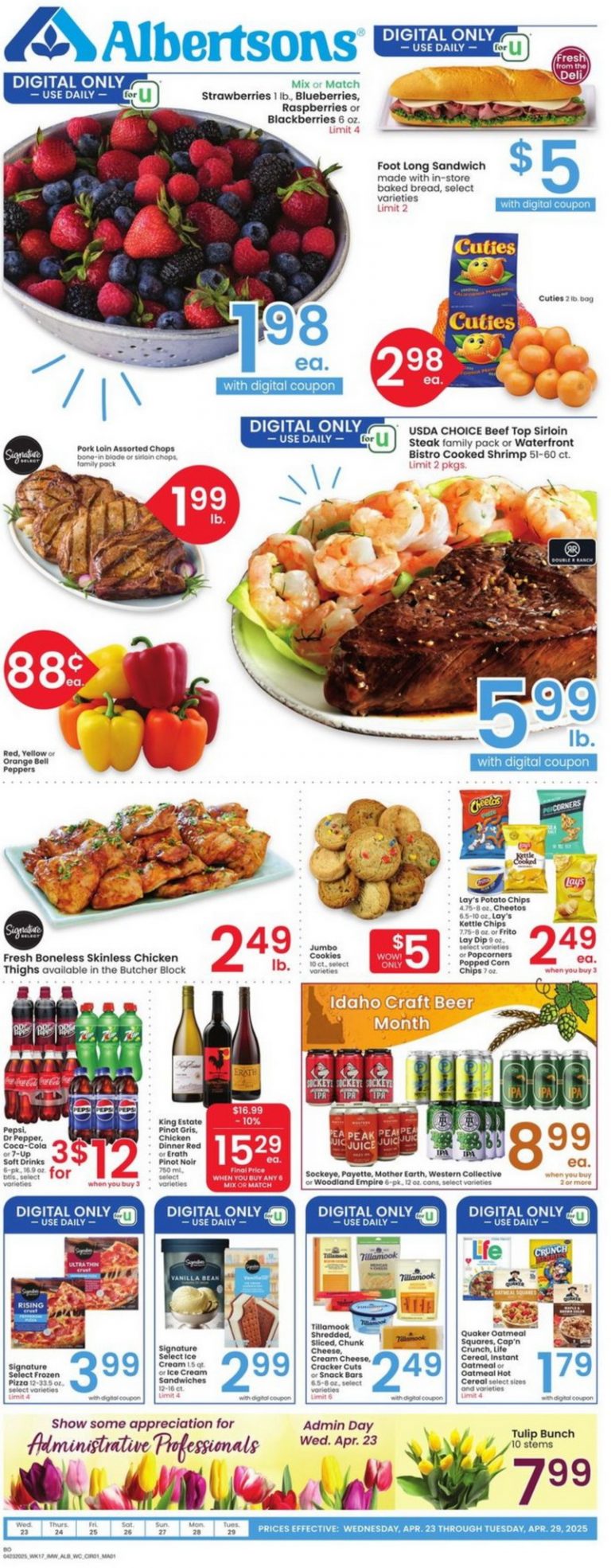 Albertsons Weekly Ad Apr 23 – Apr 29, 2025