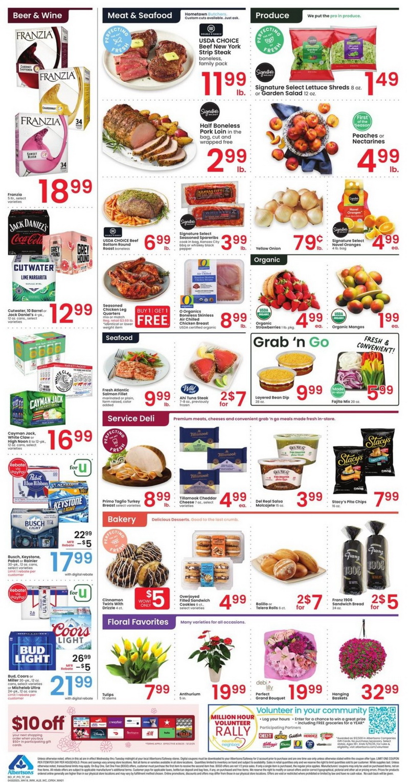 Albertsons Weekly Ad Apr 30 – May 06, 2025