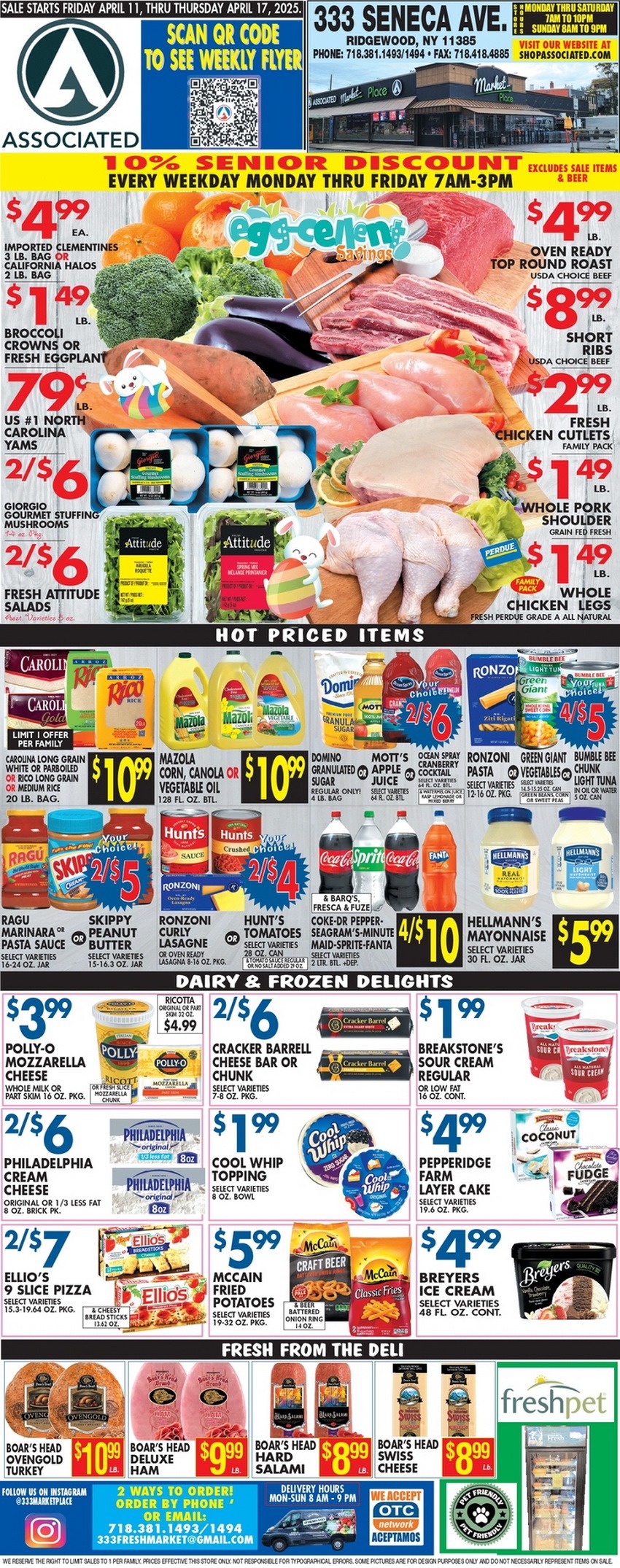 Associated Supermarkets Weekly Ad Apr 11 – Apr 17, 2025 (Easter Day ...
