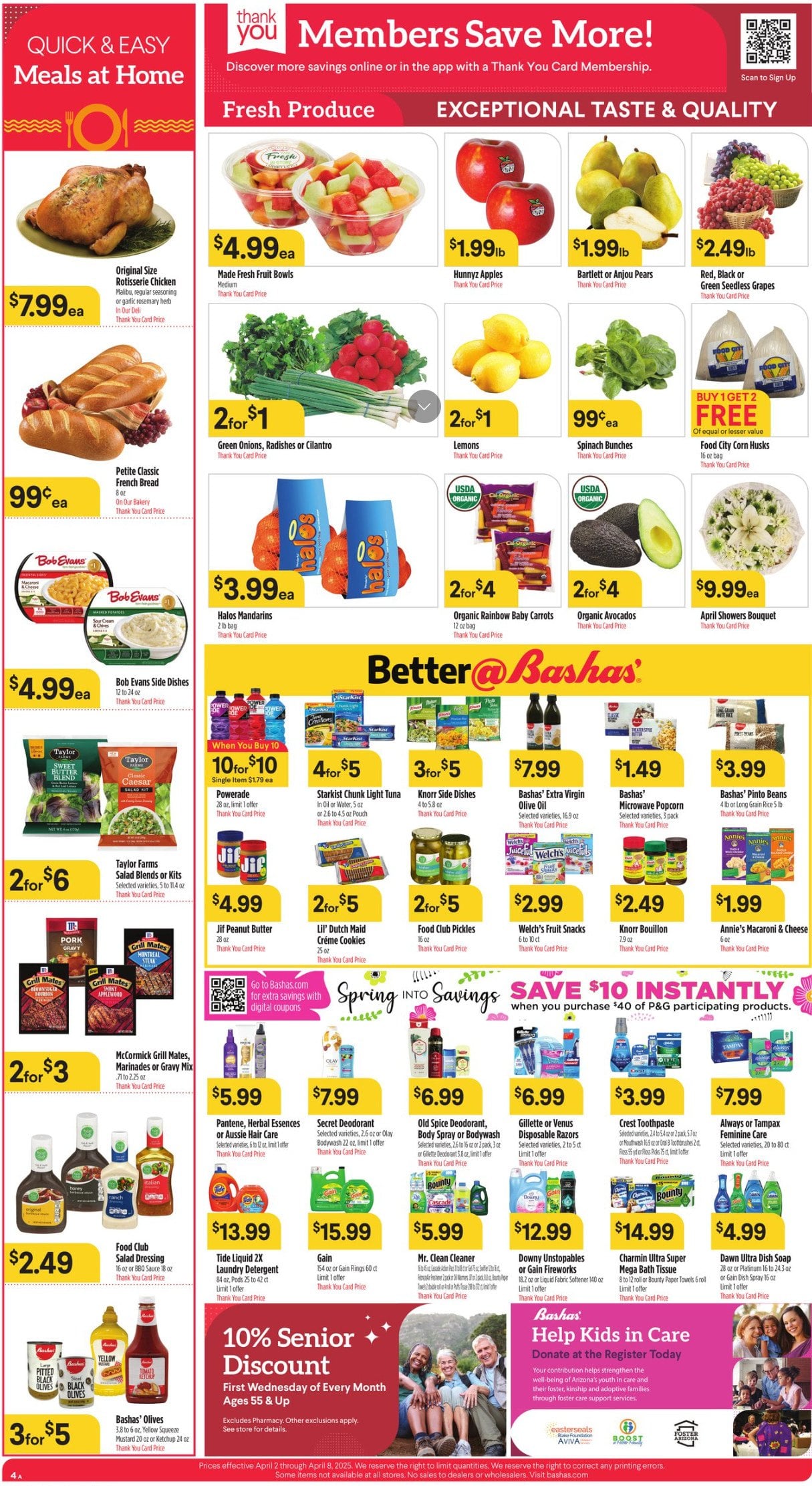 Bashas Weekly Ad Apr 02 – Apr 08, 2025 (Eater Day Promotion Included)