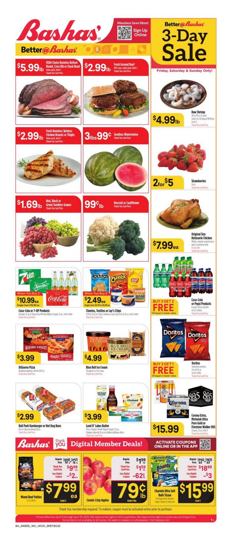 Bashas Weekly Ad Apr 09 – Apr 15, 2025