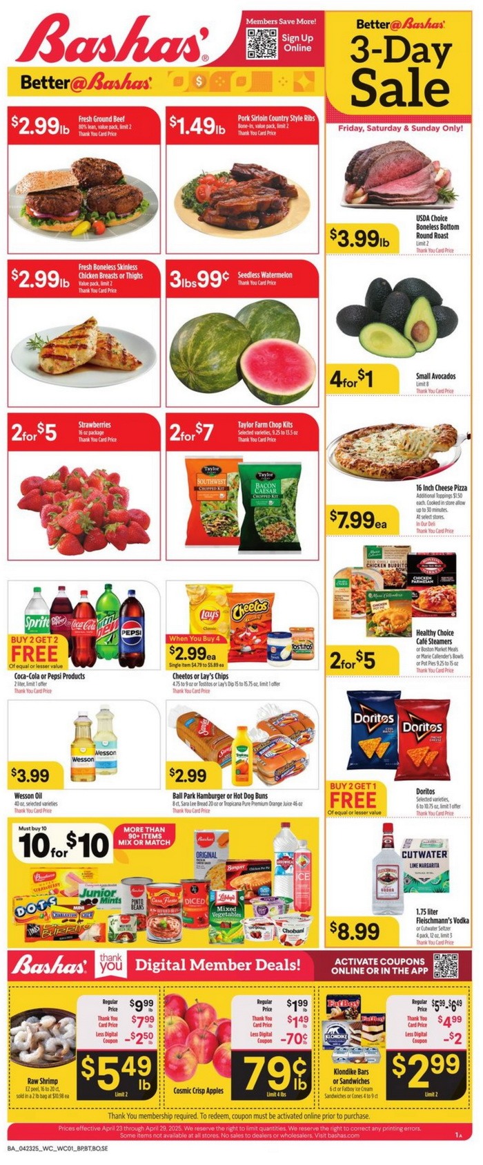 Bashas Weekly Ad Apr 23 – Apr 29, 2025
