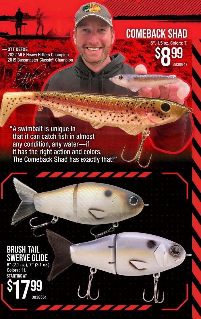 Bass Pro Shops XPS Lures Sale Apr 10 – Apr 29, 2025