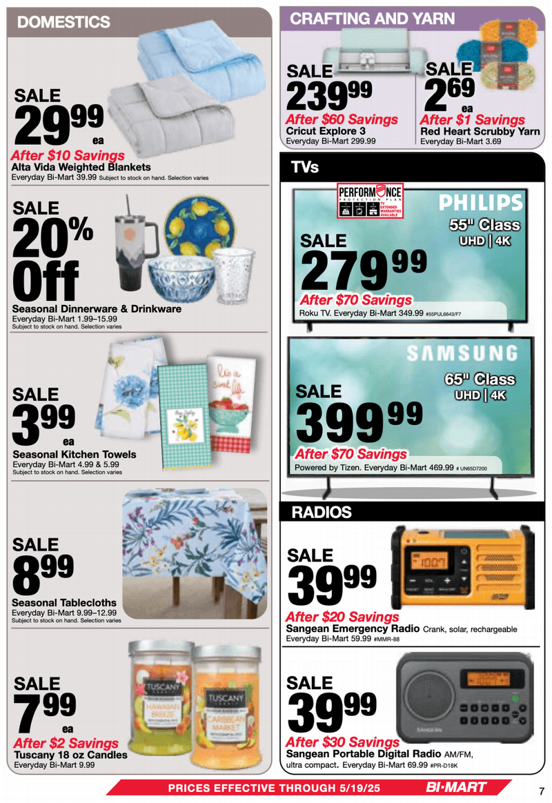 Bi-Mart Weekly Ad Apr 29 – May 19, 2025