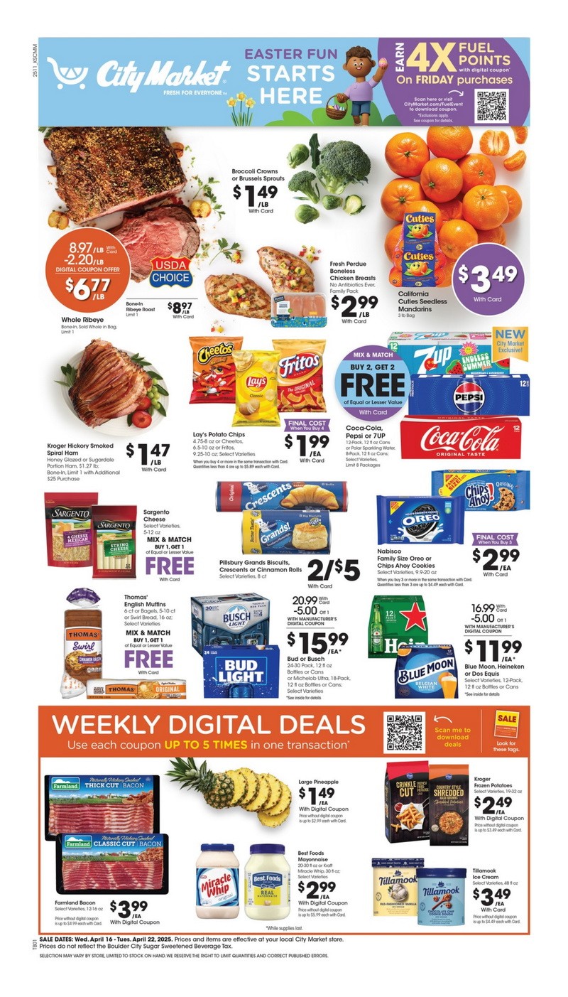 City Market Weekly Ad Apr 16 – Apr 22, 2025 (Easter Day Promotion Included)