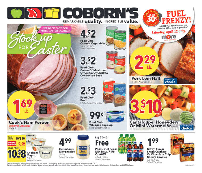 Coborn's Weekly Ad Apr 09 – Apr 15, 2025 (Easter Promotion Included)