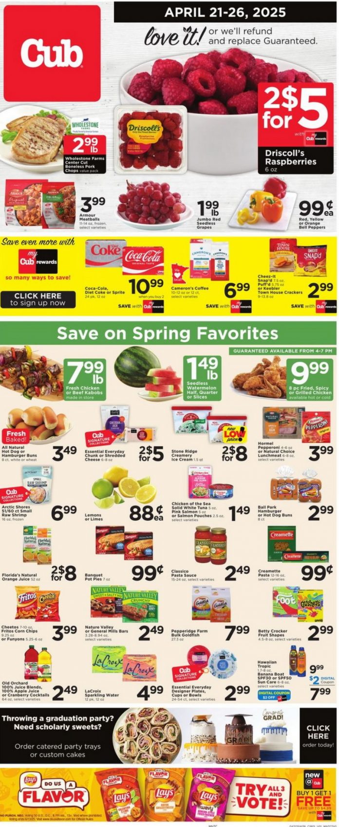 Cub Foods Weekly Ad Apr 21 – Apr 26, 2025