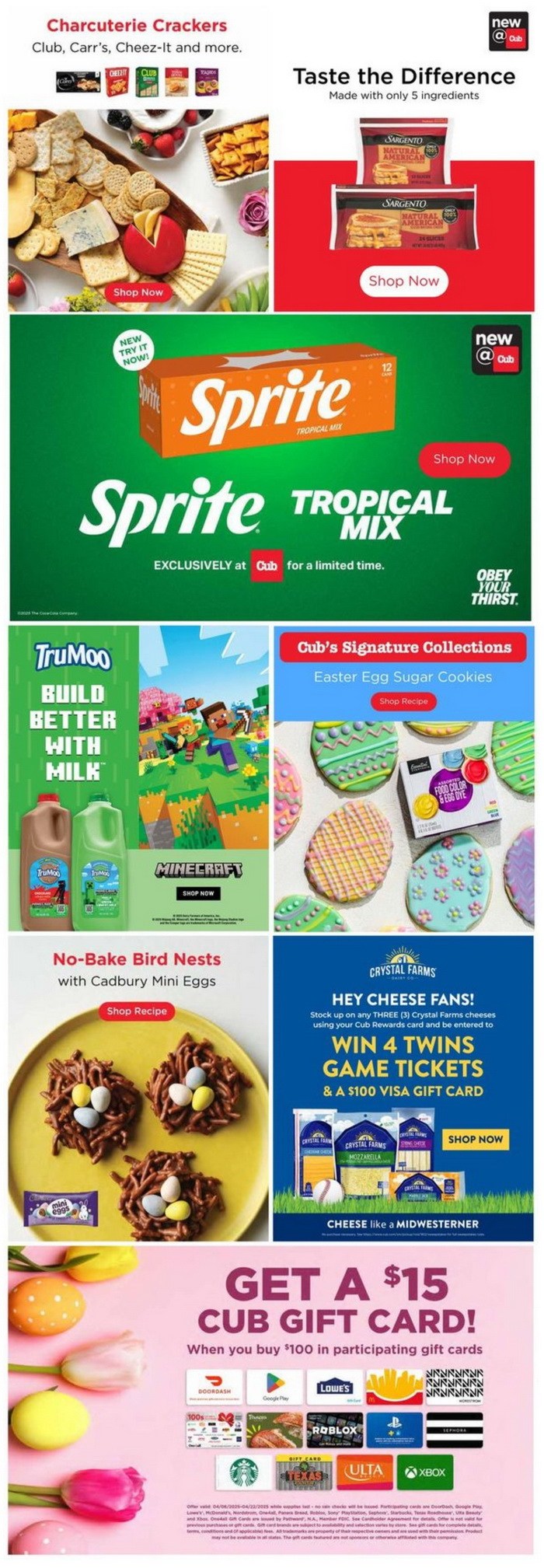 Cub Foods Weekly Ad Apr 06 – Apr 12, 2025 (Easter Promotion Included)