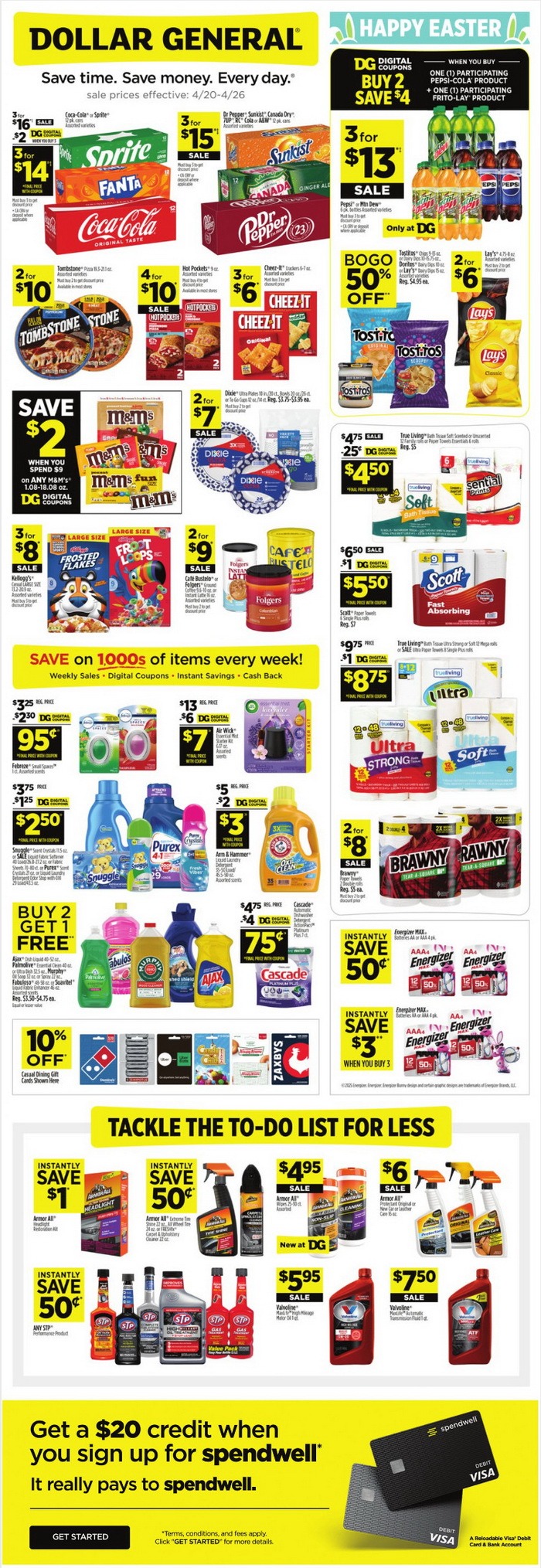 Dollar General Weekly Ad Apr 20 – Apr 26, 2025