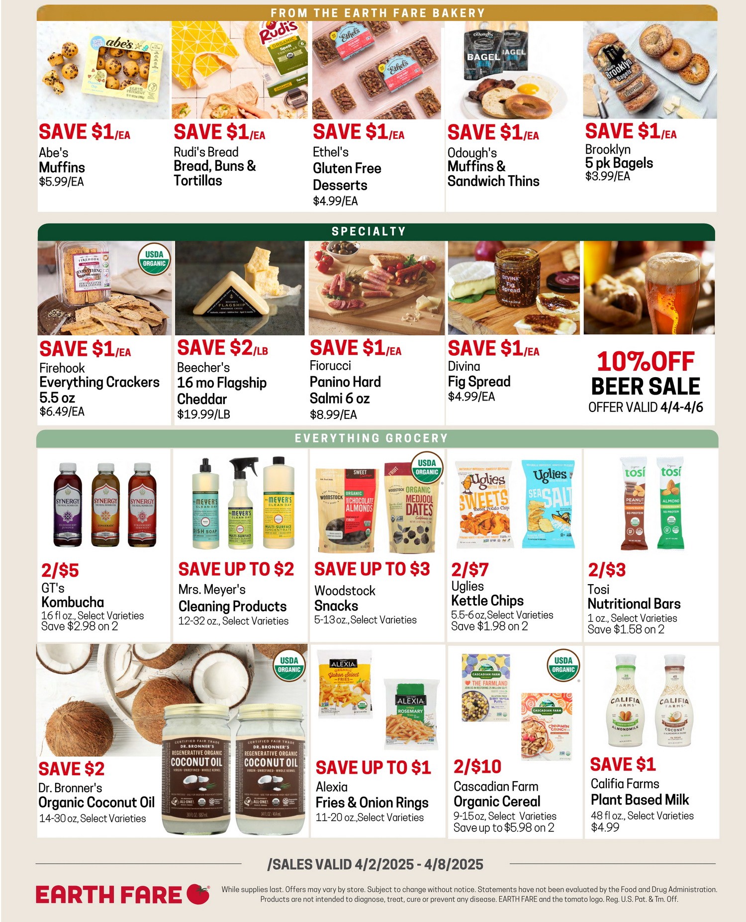 Earth Fare Weekly Ad Apr 02 – Apr 08, 2025