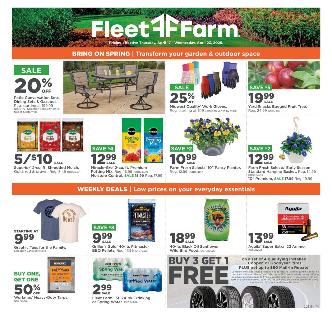 Fleet Farm Weekly Ad Apr 17 – Apr 23, 2025