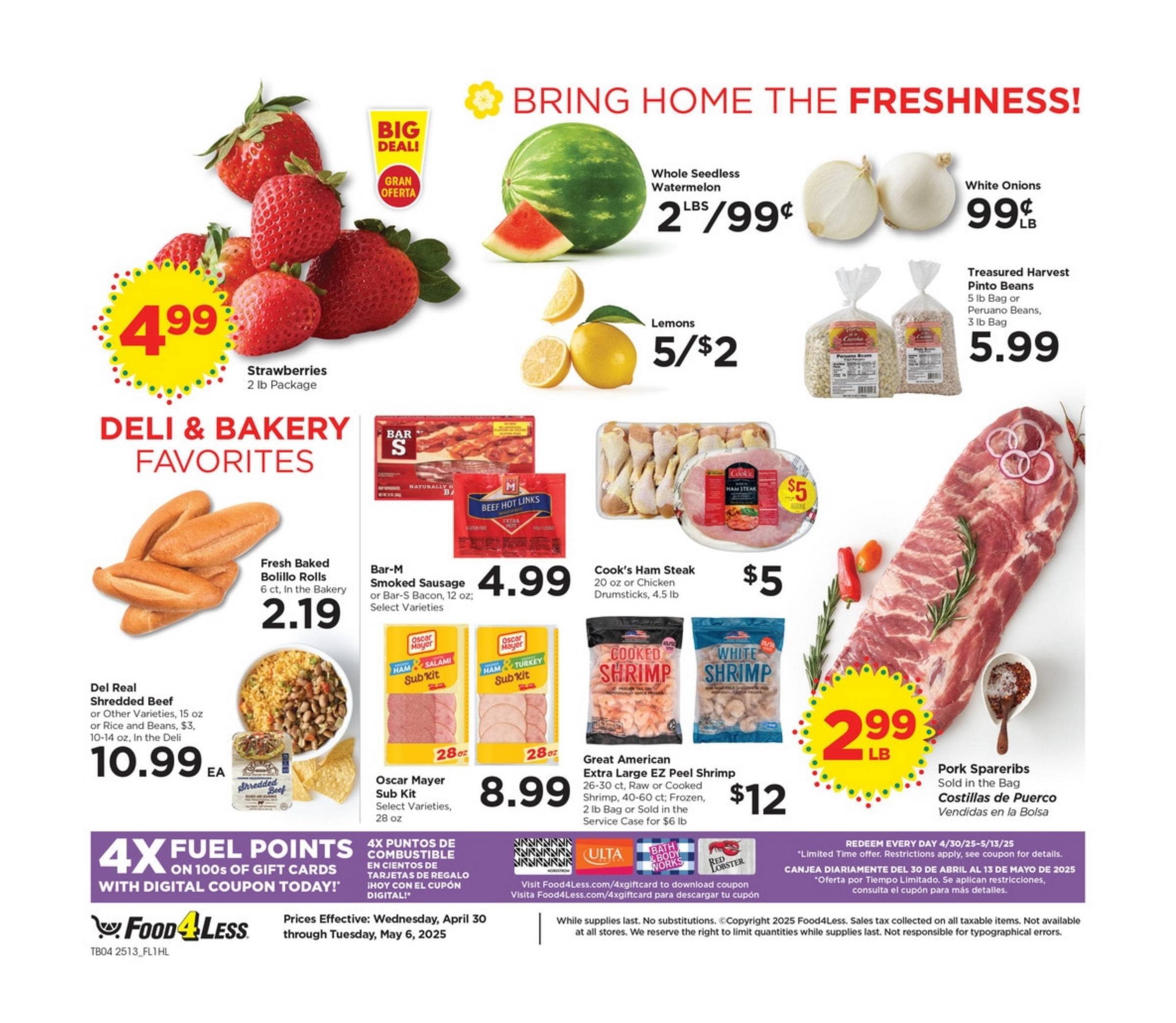 Food 4 Less Weekly Ad Apr 30 – May 06, 2025