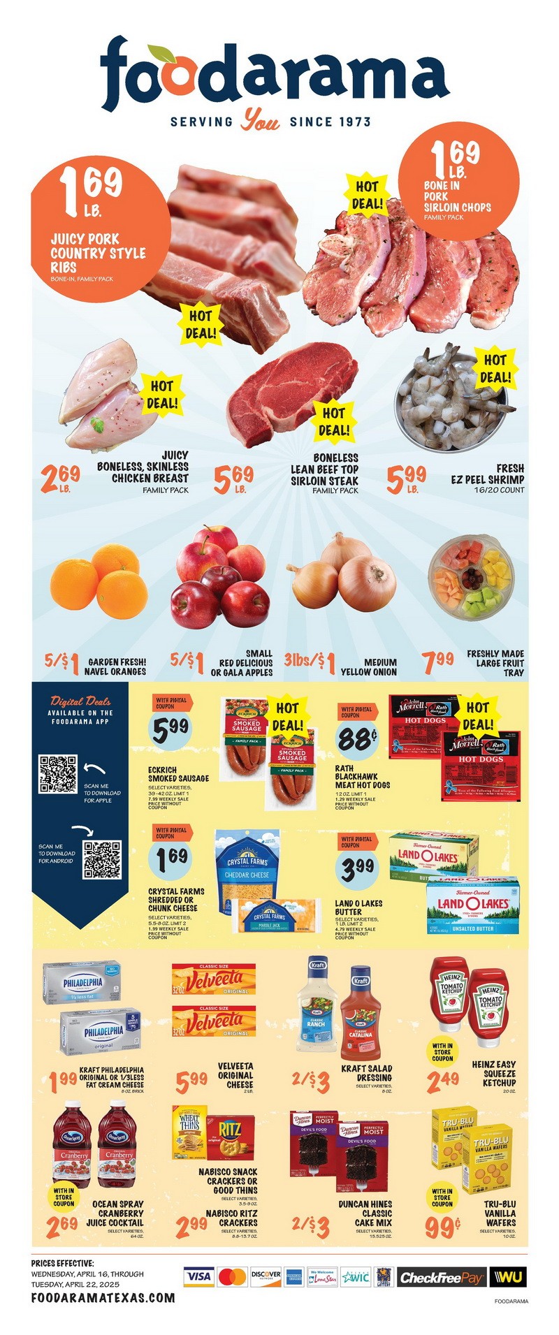 Foodarama Weekly Ad Apr 16 – Apr 22, 2025