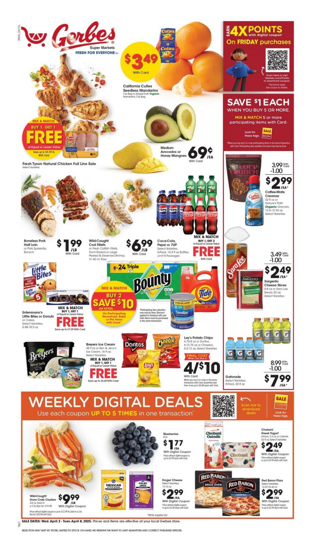 Gerbes Weekly Ad Apr 02 – Apr 08, 2025