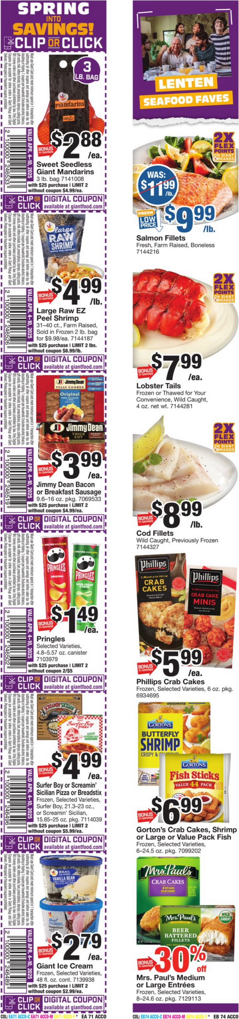 Giant Food Weekly Ad Apr 04 – Apr 10, 2025