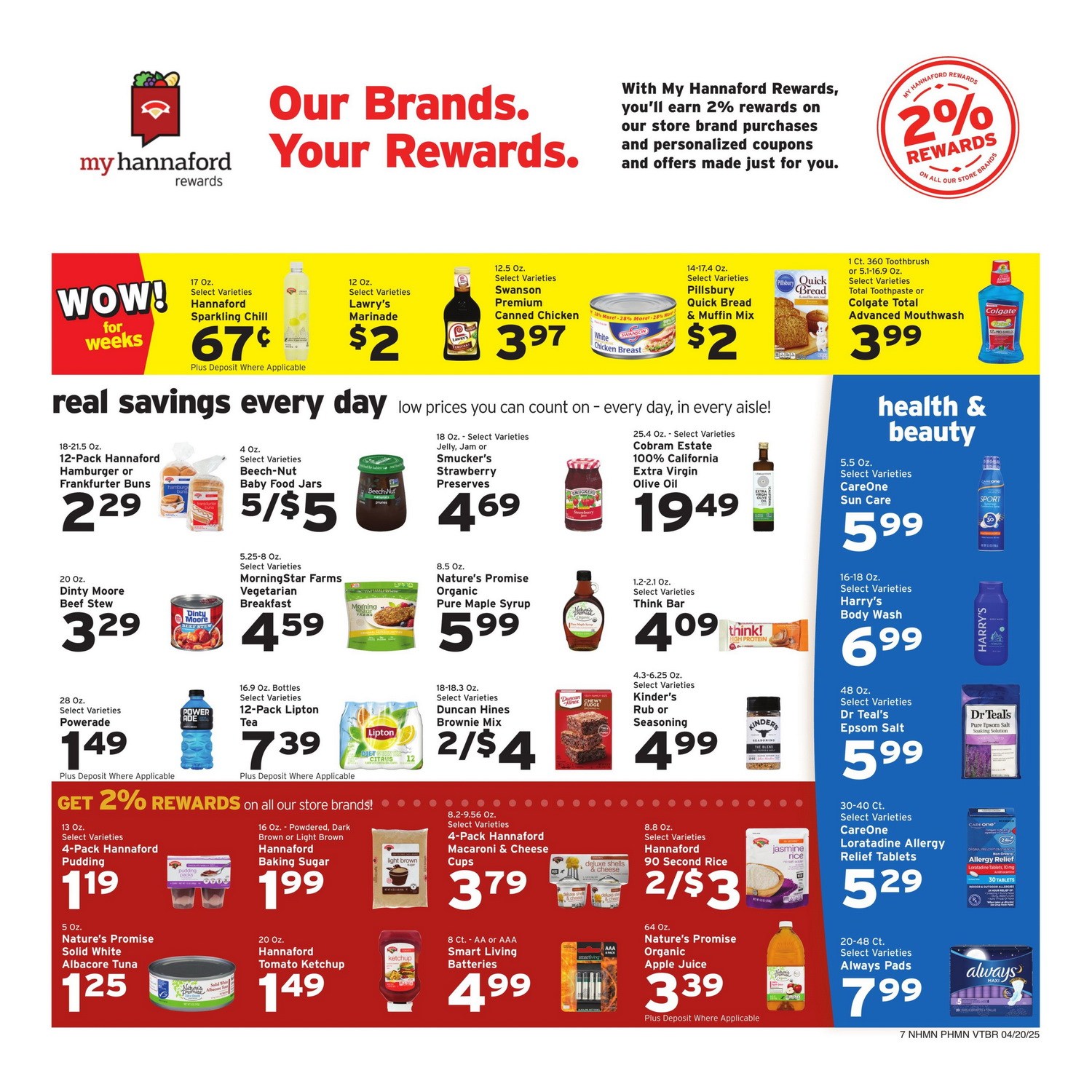 Hannaford Weekly Ad Apr 20 – Apr 26, 2025