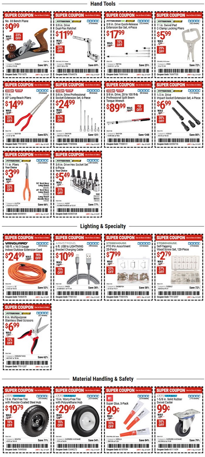 Harbor Freight Spring Coupon Sale Apr 28 – May 11, 2025