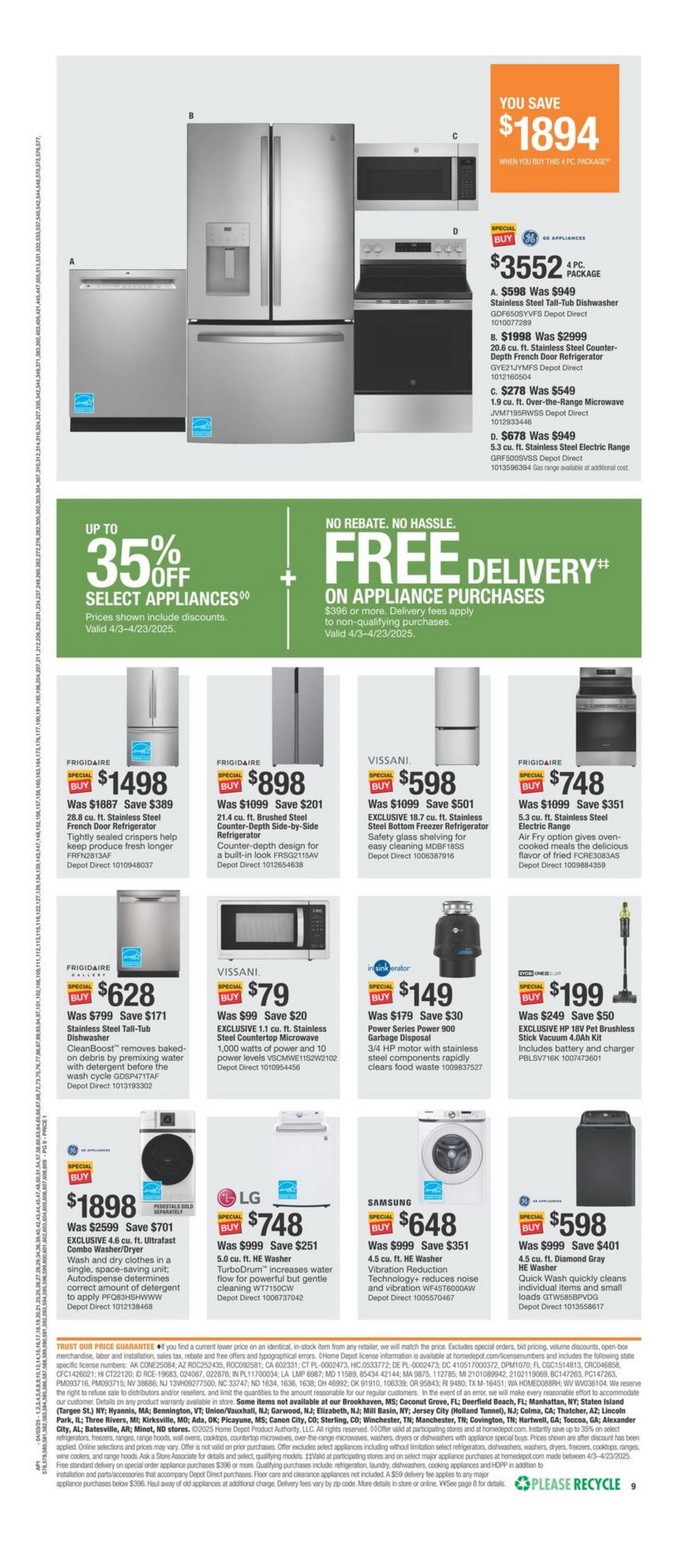 Home Depot Spring Black Friday Sale Apr 03 – Apr 16, 2025